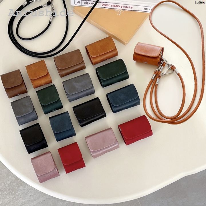 Luting2025 Business Style PU Leather Earpods Case for Apple Airpods 1 2 ...