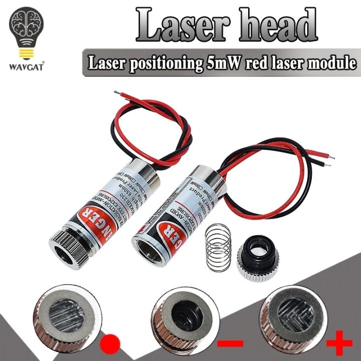 High Quality Red Line Laser Module 5mW 650nm Focus Adjustable Laser ...