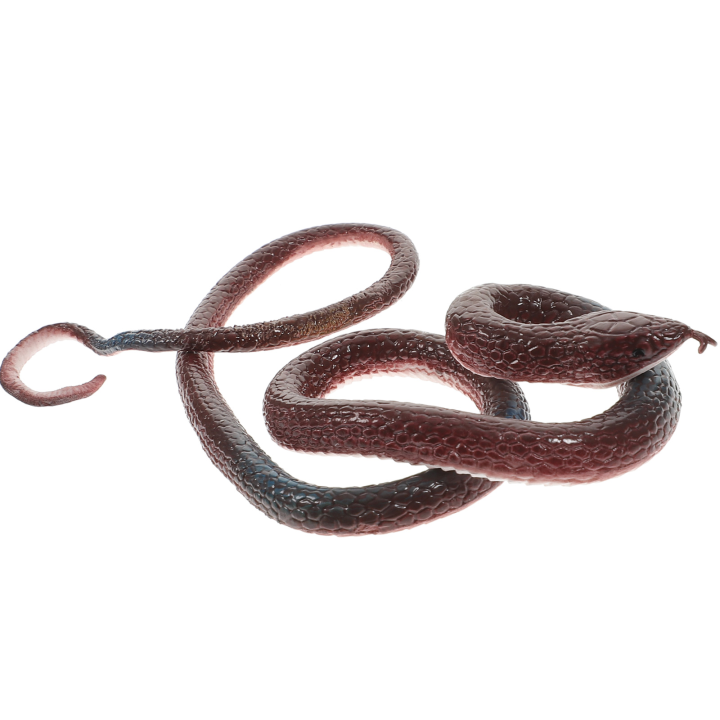 Snake Figurine Rubber Snake Plastic Snake Props Statue Decors Snake ...