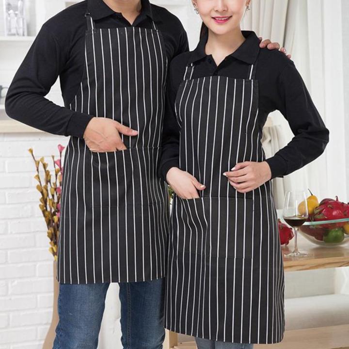 Comfortable Thin Kitchen Aprons for Woman Men Chef Work Apron for Grill ...