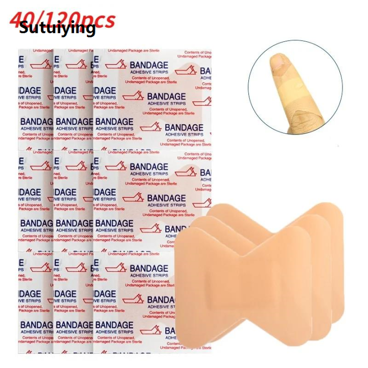 Sutuiying 40/120pcs Band-Aids Waterproof Breathable Cushion Adhesive ...