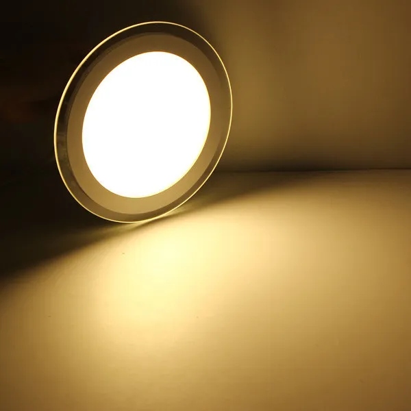 Led Panel Glass Panel Downlight 6w 9w 12w 18w Ceiling Recessed Lights ...