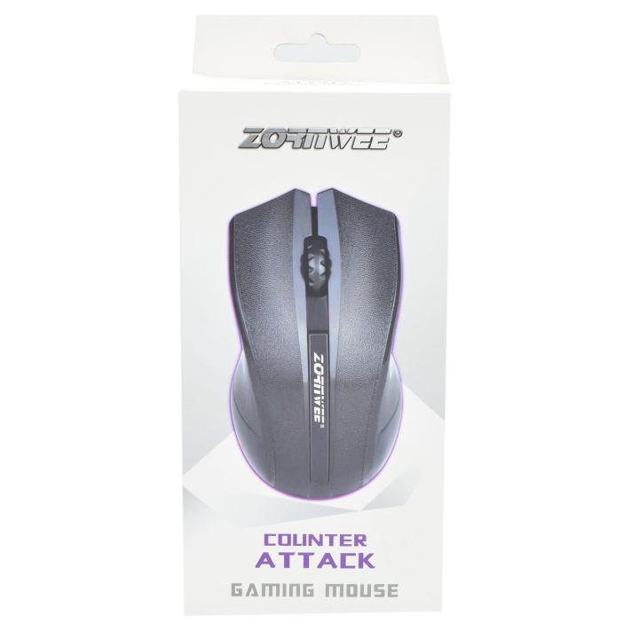 Zornwee Counter Attack Gaming Mouse - Black | Daraz.lk