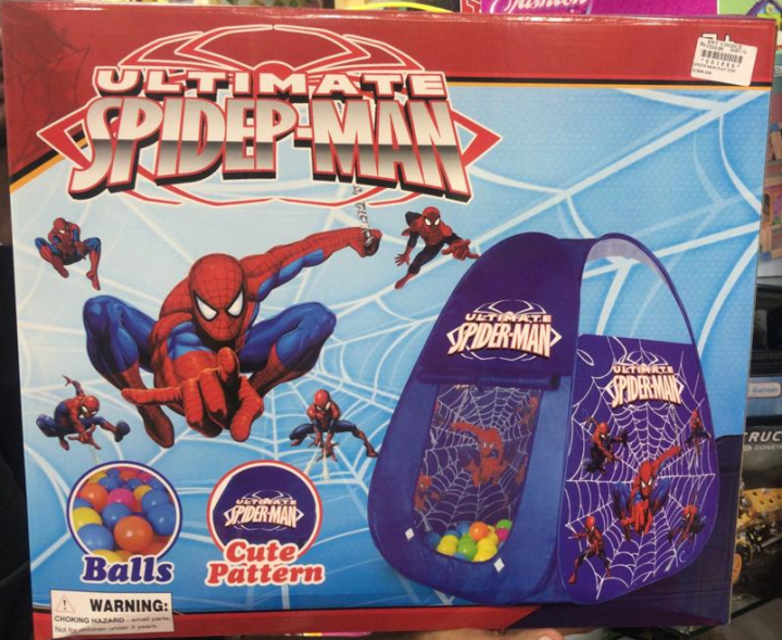 Marvel Spider man Pop Up Play Tent With 100 Balls | Daraz.lk