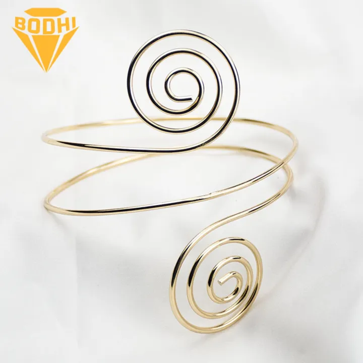 【Bestselling Product】 Upper Arm Ring Pattern Spiral Upper Arm Cuff ...
