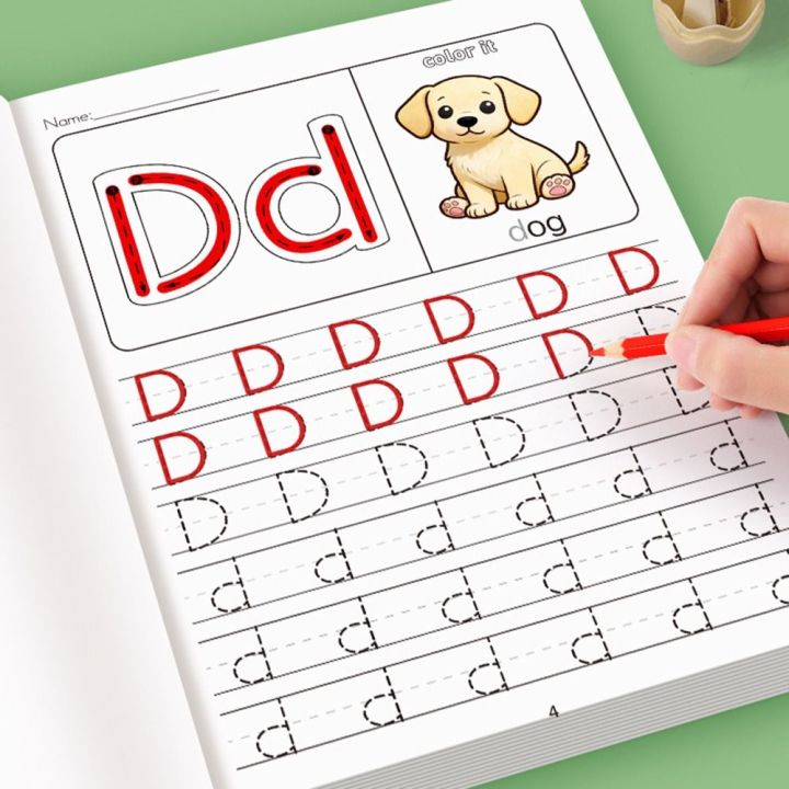 Practical 32/48 Pages A-Z Letter Training Book Colored Tracing And ...