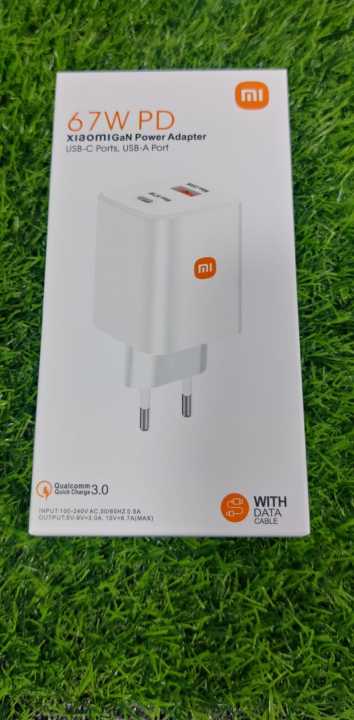 MI 67W Turbo Charger with Free 6A Super Fast Turbo Charging | Daraz.lk