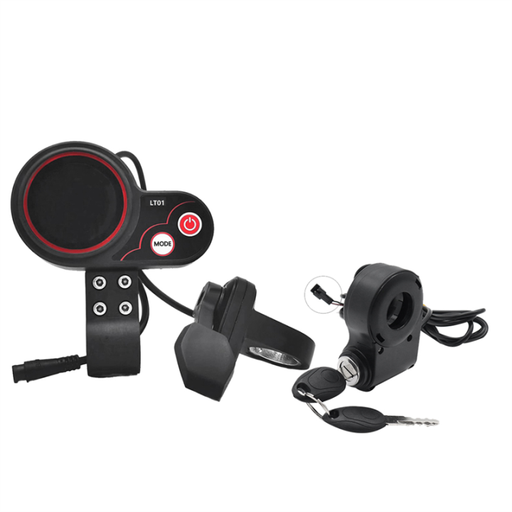 LT01 Display Thumb Throttle+Ignition Lock Key for 8/10 Wolf WarriorX ...