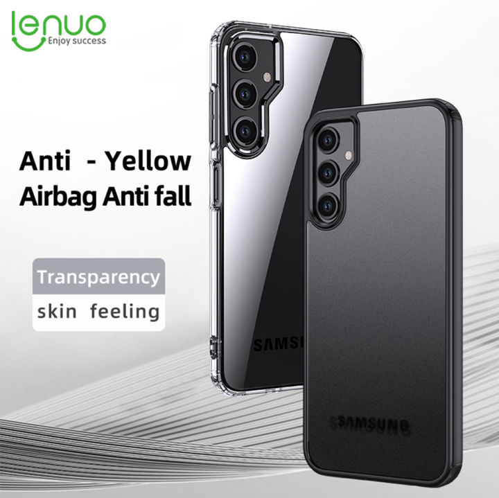 Lenuo for Samsung Galaxy A24 4G Case 4-corner Shockproof Protection ...