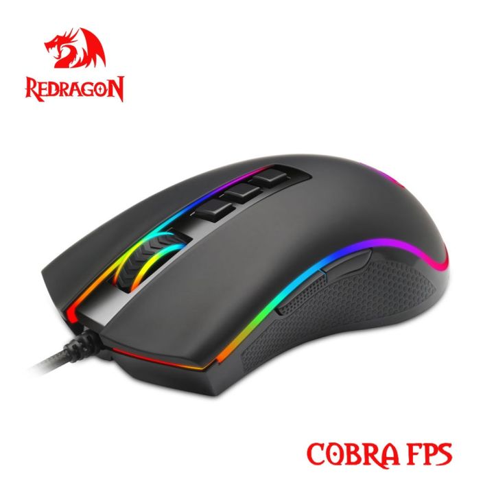 FPS M711-FPS RGB USB Wired Gaming Mouse 32000 DPI 9 buttons mice ...