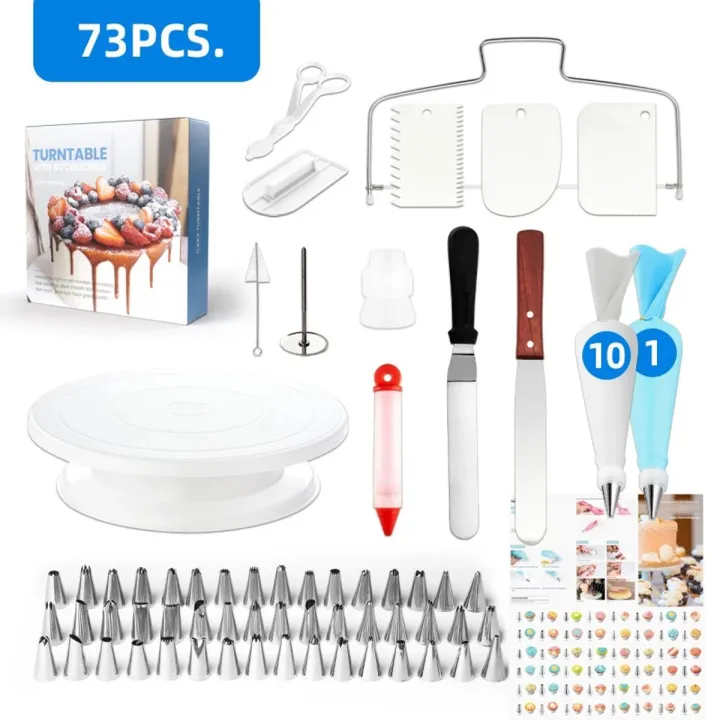 73pcs cake tool set / 73Pcs Cake Decorating Set Tools Baking Supplies ...