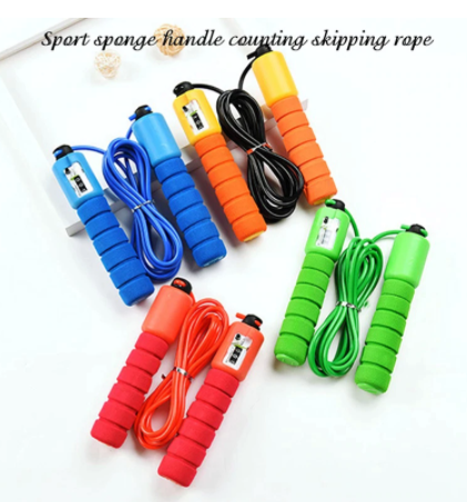 Professional Jump Rope with Electronic Counter 2.9m Adjustable Fast ...