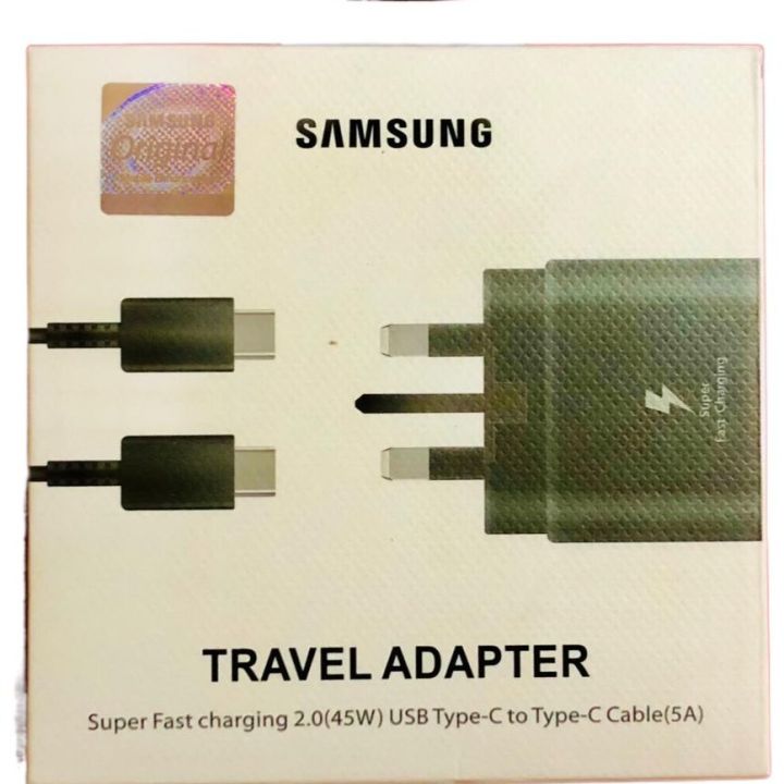 Samsung 45W Charger Usb-C Super Fast Charging Travel Adapter | Daraz.lk