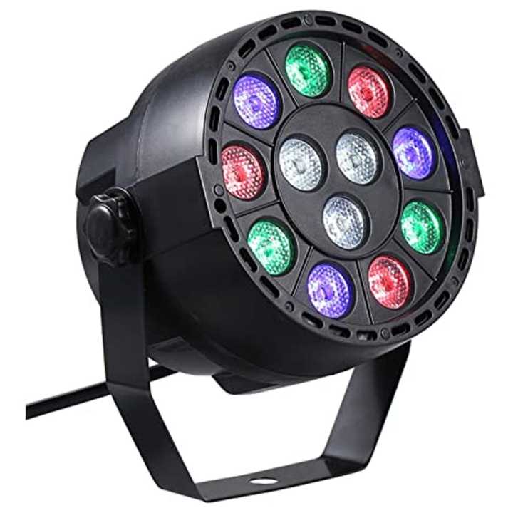 Rainiers 12W Led Uplight RGBW PAR Light Mini 12 LEDs 8 Channel DMX512 ...