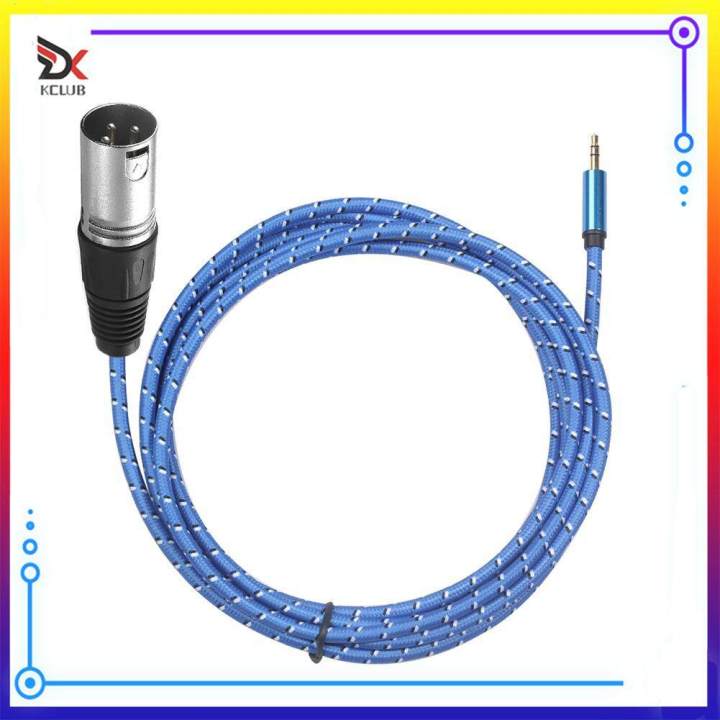 3m/9.8ft 3.5mm TRS Stereo Male to XLR 3Pin Male Braided Audio Cable ...