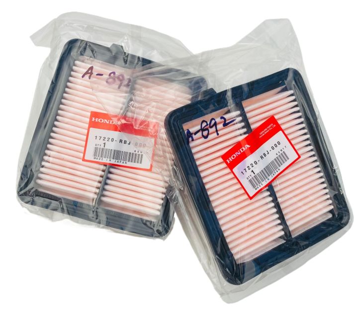 Honda Air Filter 17220-RBJ-000 A892 Honda Fit / Fit Shuttle GP1 GP4 GP2 ...