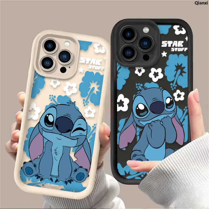 Qianxi2025 Disney Cartoon Stitch Phone Case For iPhone 16 16E 15 14 13 ...