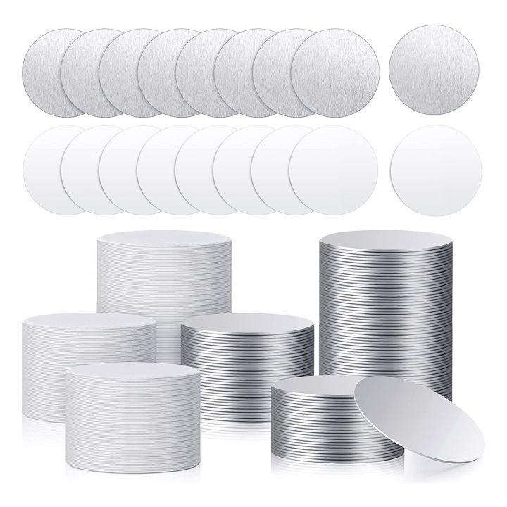 Sublimation Blank Aluminum Stickers Set, Blank Discs (100Pcs) | Daraz.lk