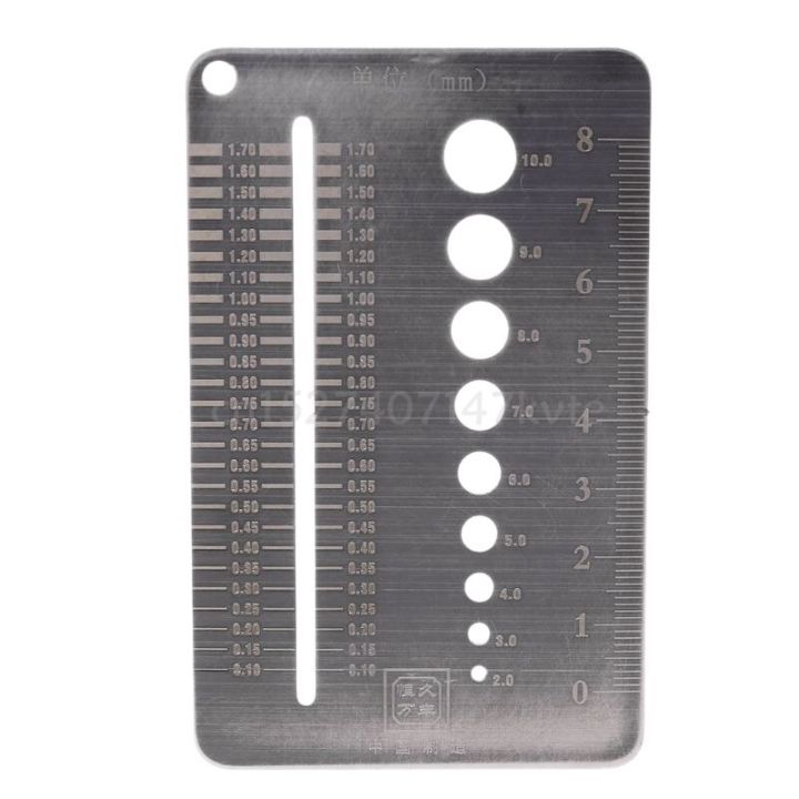 0.1-10mm Screw Gauge Plate Diameter Measuring Gauge Drill Bit Bolt Wire ...