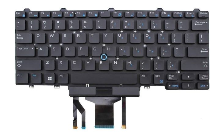 Dell Latitude E5450 E5470 OEM Keyboard US Black with Backlit | Daraz.lk