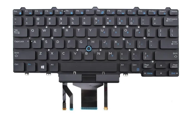 Dell Latitude E5490 E7490 OEM Keyboard US Black with Backlit | Daraz.lk