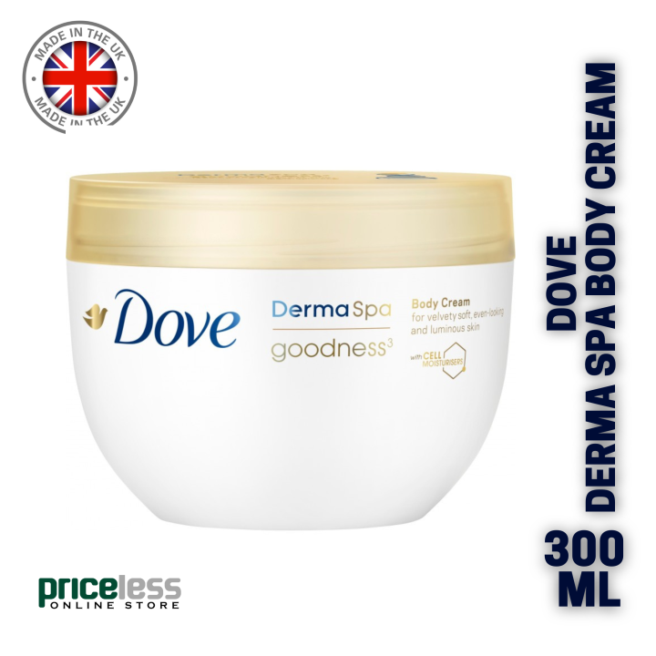 Dove Derma Spa Goodness3 Body Cream 300ml | Daraz.lk