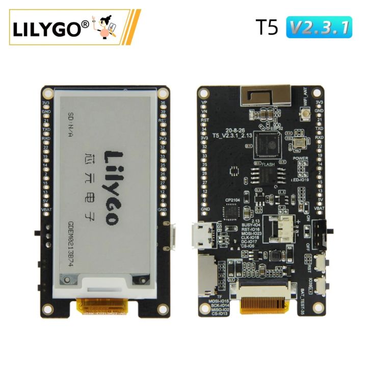 LILYGO® T5 2.13inch E-Paper Development Board GDEM0213T5 DEPG0213BN GDEM0213B74 Display 2/4 Gray ...