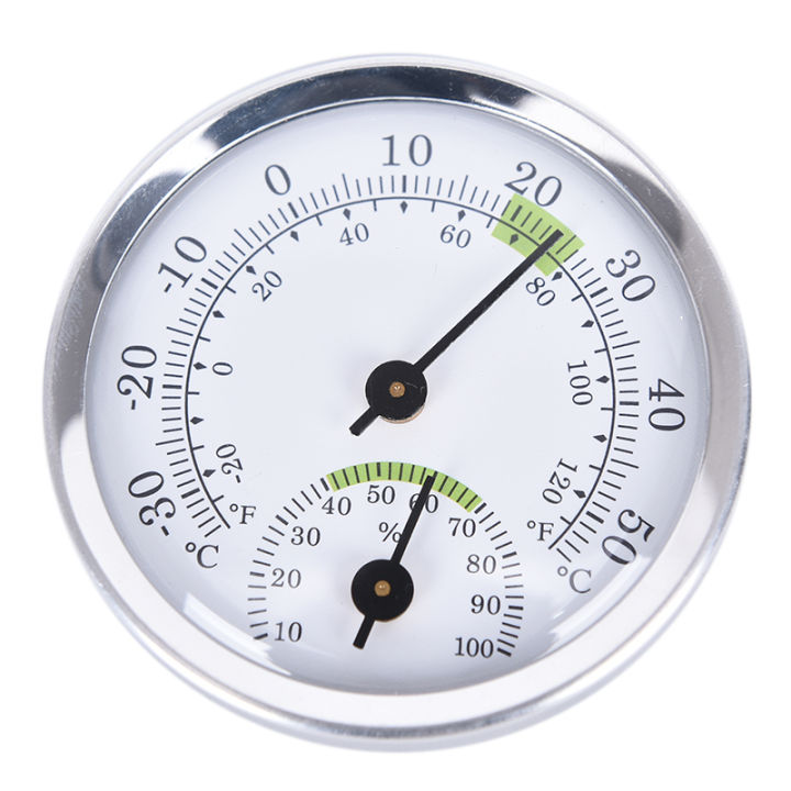 Indoor Analog Humidity Temperature Meter Gauge Thermometer Hygrometer ...
