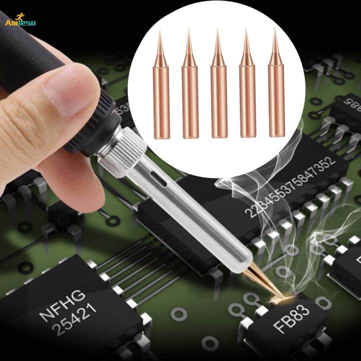 5 Pieces Soldering Tips Soldering Head for Soldering Tools Welding ...