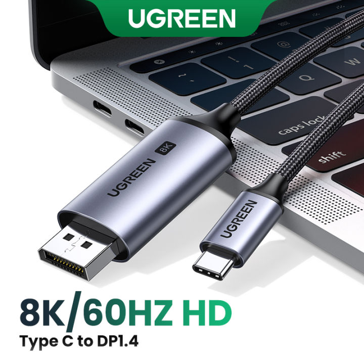 UGREEN USB C to DisplayPort Cable 8K@60Hz DP1.4 Thunderbolt to DP Cable ...