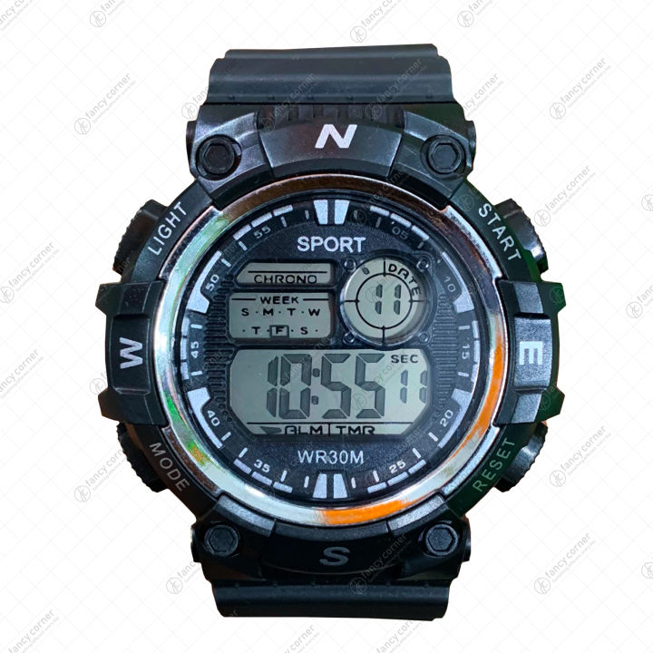 Boys Sport Digital Watch Blue Gold Black Silver Red White Color Watches ...