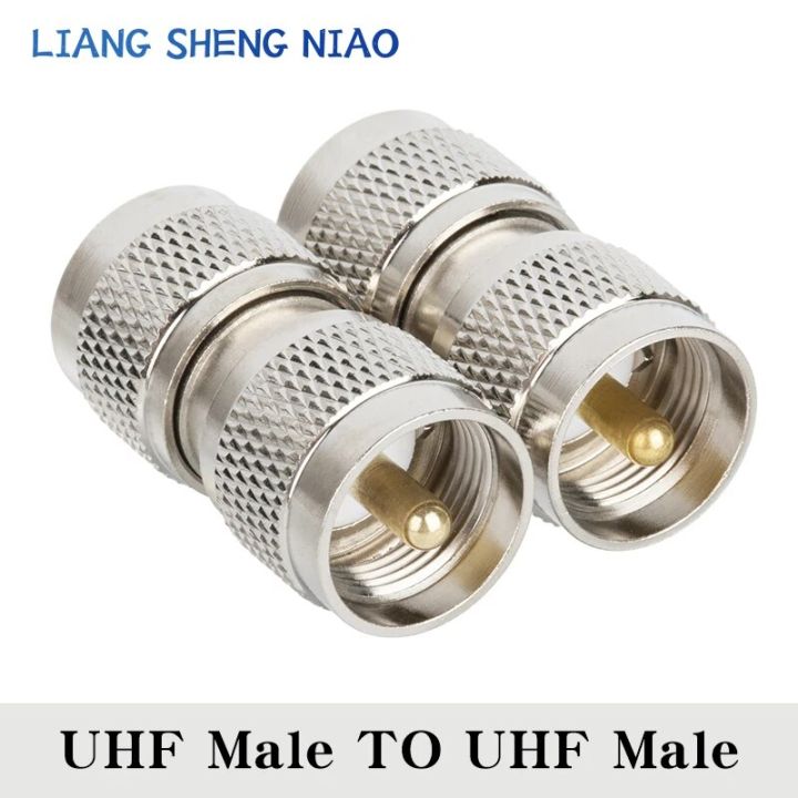 Gentlemange 1pcs UHF pass-through Connector two-way UHF SO239 PL259 ...