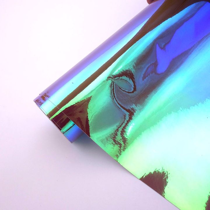 21 Colors Chameleon Holographic Permanent Vinyl Self-Adhesive Craft ...