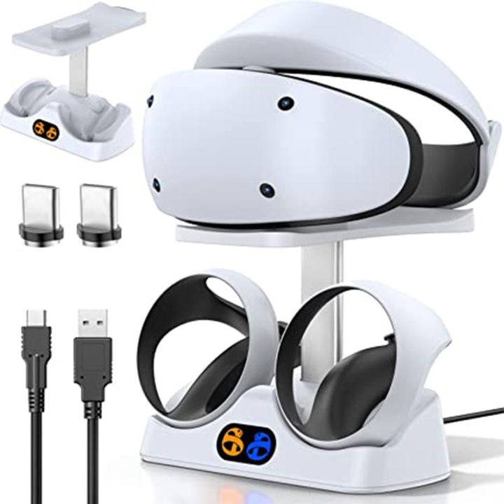 For PS5 VR2 Handle Charging Base Charging Rack with Display Light ...