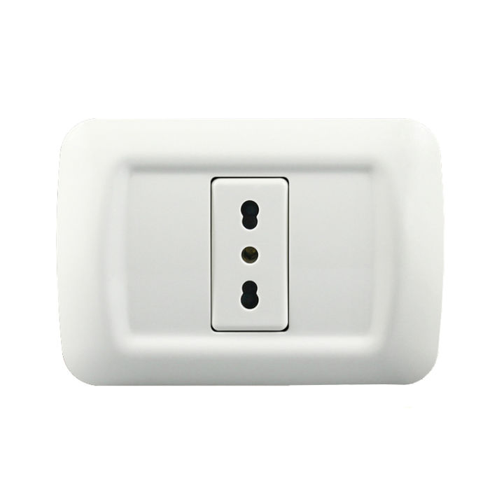 【LuxeGlow】250V 16A Syria Uruguay Chile Three Round Hole Wall Power ...