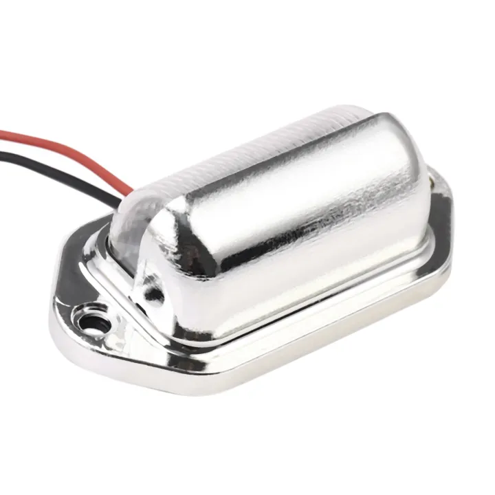 2X 12-24V 6 LED Number License Plate Light Boat Deck Walkway Step Lamp ...