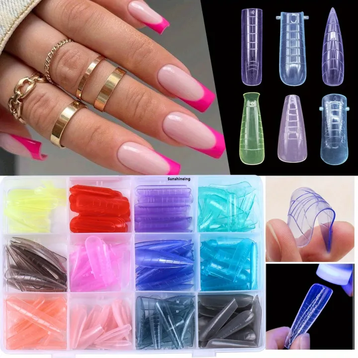 Construction tools cover acrylic stiletto heel square full exhibition ...