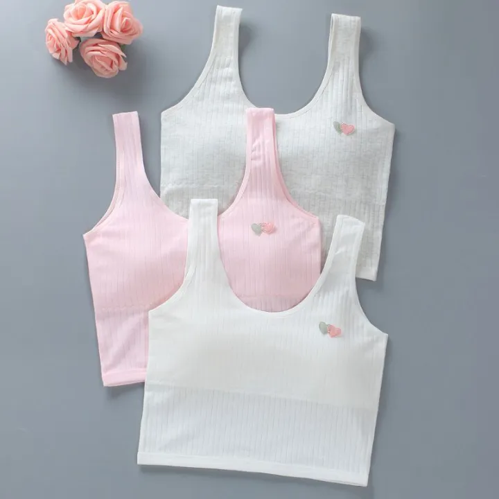 Girls' tank top extended underwear children's bra developmental period ...