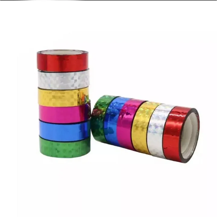 Pack of 12 Multi Color Decorative Tape Set (7 meter length) – Shining ...
