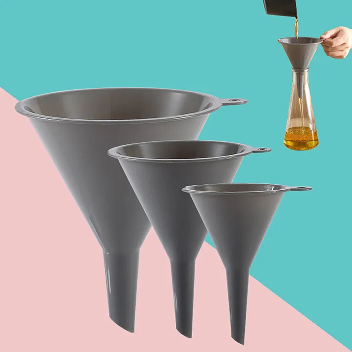 3Pcs/Set Plastic Funnel For Household Kitchen Tools Triangular ...