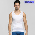 BBYP Chest Compression Vest Men Gynecomastia Body Shaper Sleeveless Posture Fifty percent ...