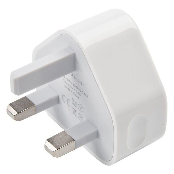 iPhone Charger 5W Power Adapter 3 Pin with USB to Lightning Cable For ...