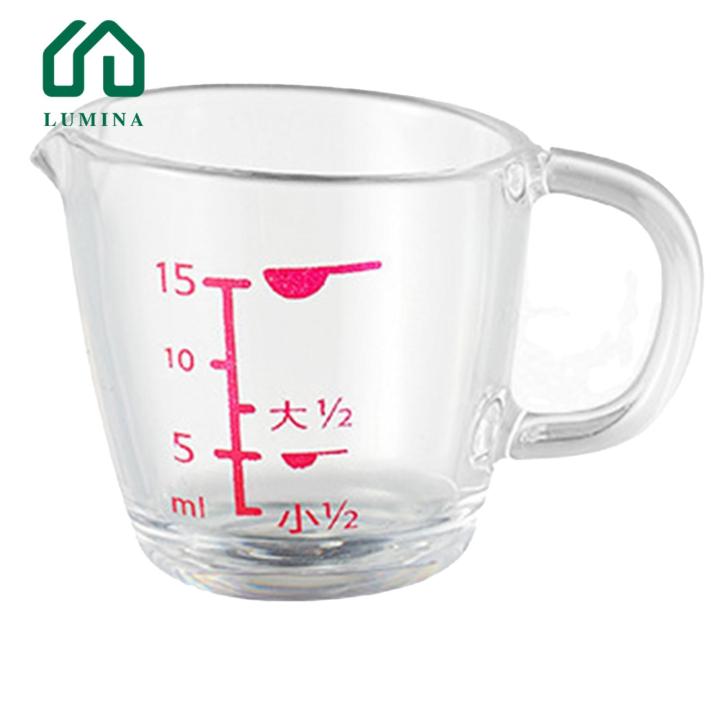 Lumina Transparent Measuring Cup Portable 15ml Mini Scale Measuring Cup ...