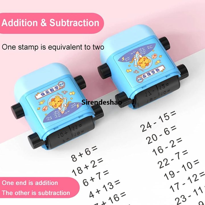 Sirendeshao educational items Math Roller Stamp Smart Stamps for Math ...