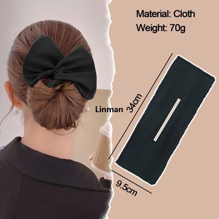 Linman 3Pcs DIY Cloth Hair Band Multicolor Bun Print Headband Hairpin ...