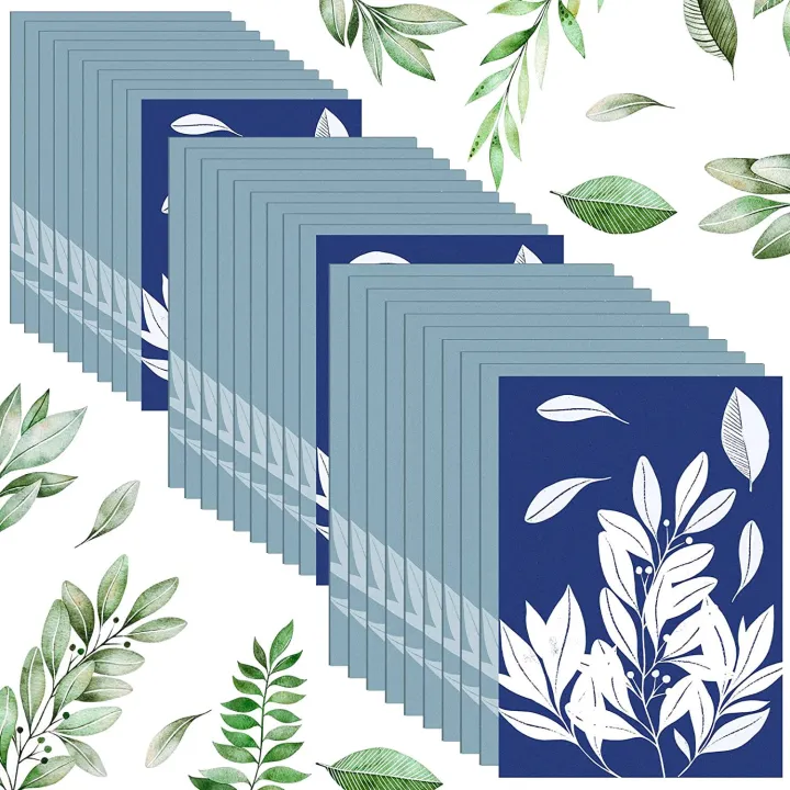 50 Sheets Print Paper Cyanotype Paper A4 A5 A6 Solar Drawing Paper ...