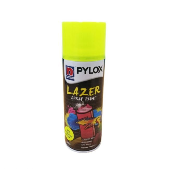 PYLOX Spray Paint 600 Fluorescent Yellow 400cc | Daraz.lk