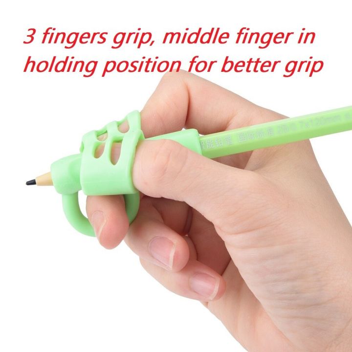 3 fingers Children Gripper Pencil Grip Holder for kids ( Pemegang ...