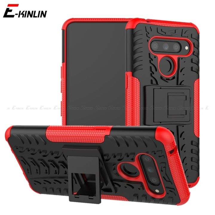 Armor Holder Silicone Back Cover For LG Velvet G8x G8 G7 Plus V40 V50 ...