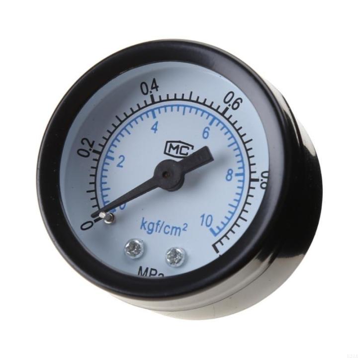 2025 New Pressure Gauge Back Mount 1/4" Thread Pressure Gauge Mini ...